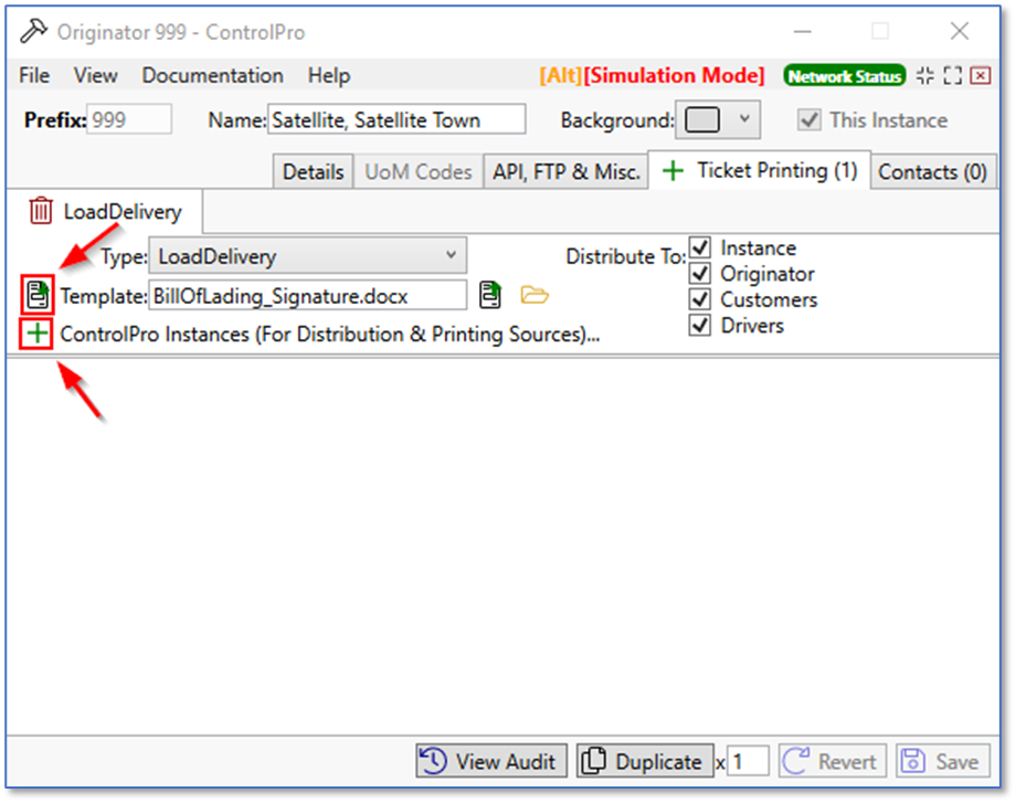 Assigning a BOL printer – Murray Equipment