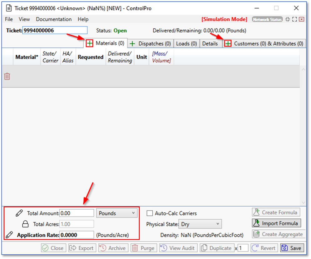 Creating Tickets – Murray Equipment